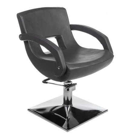 Scaun coafor, BS, Piele ecologica, Gri - eMAG.ro