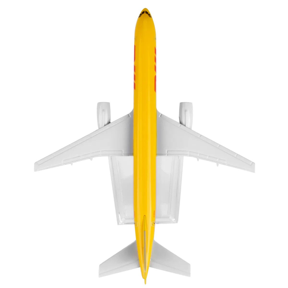 Macheta avion DHL Aviation Boeing B757, metal, 16 cm, Scara 1:400 - eMAG.ro