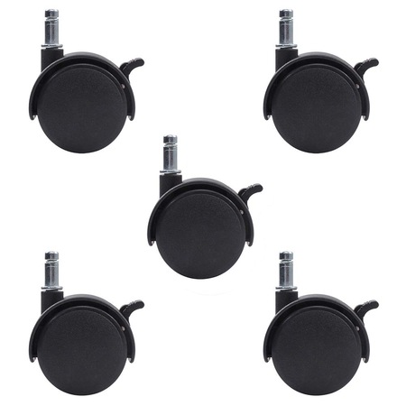 Set 5 Roti pentru mobilier, Jormftte, Nylon, 50mm, Negru - eMAG.ro