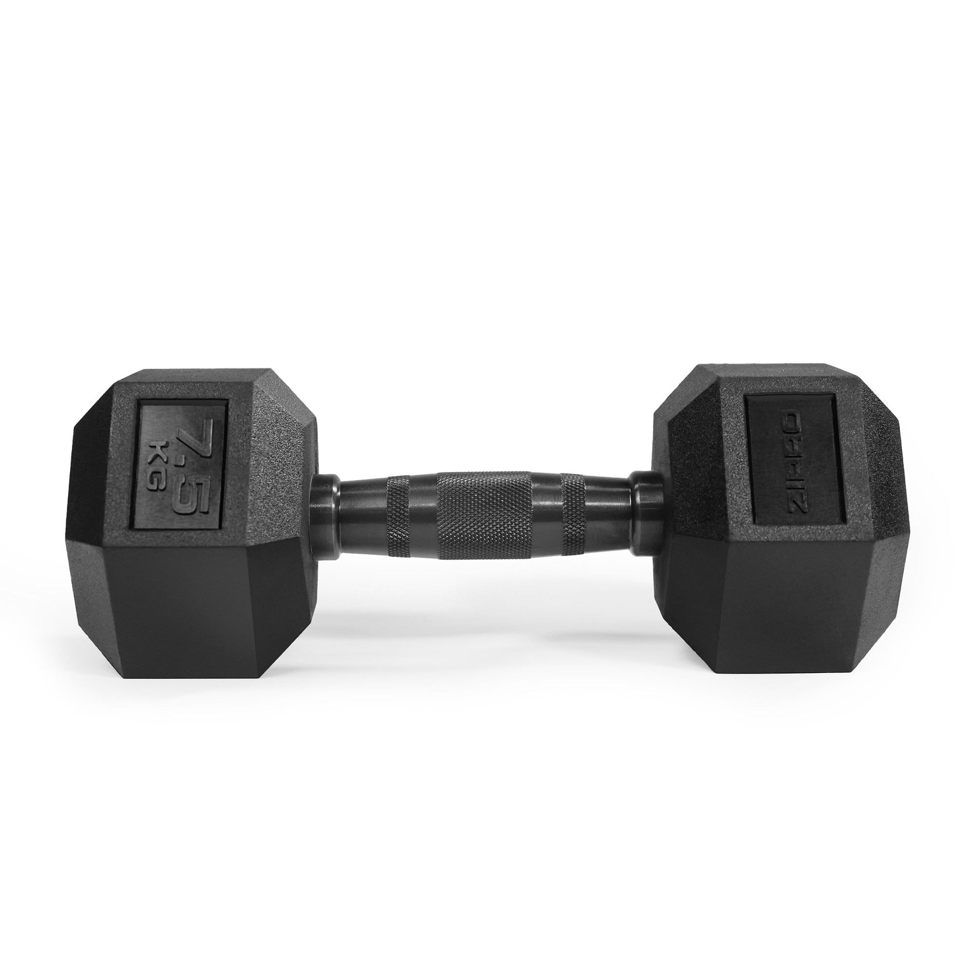 Gantera fitness Zipro HEX, 1 x 7.5 kg, cauciuc - eMAG.ro
