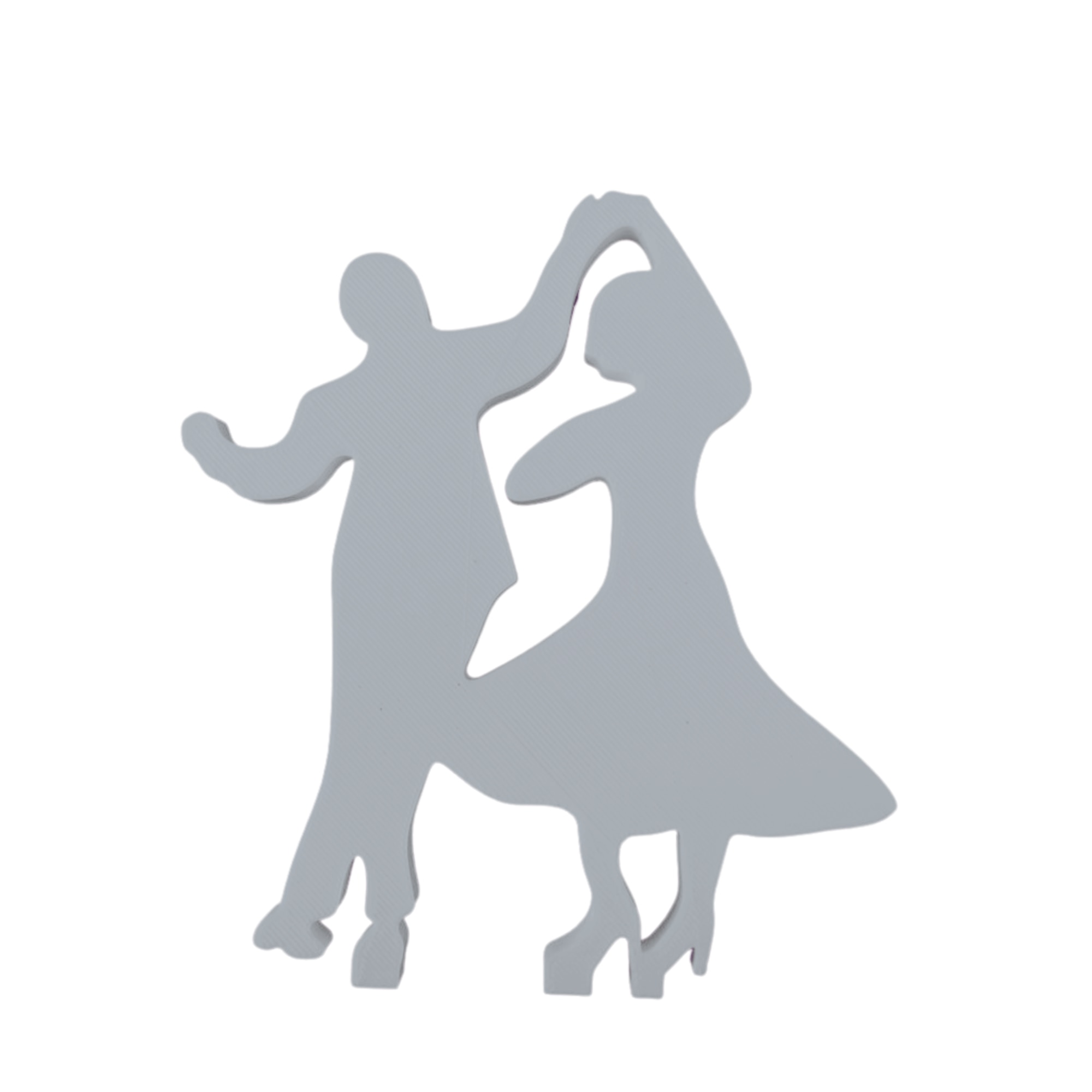 Decoratiune tort, "DANCING COUPLE" dansul indragostitilor, 12 x 12 cm ...