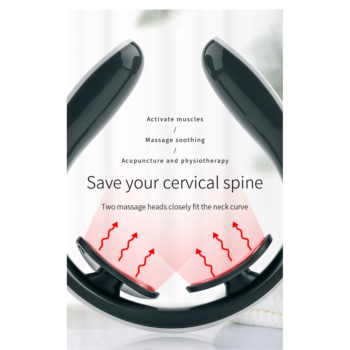 Aparat Inteligent de Masaj Cervical, Madette Line, Cu Stimulare ...