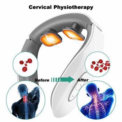 Aparat Inteligent de Masaj Cervical, Madette Line, Cu Stimulare ...