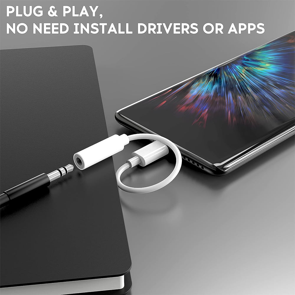 Cablu auxiliar Type-C la mufa audio Jack 3.5mm Auto/Casti/Boxe Active ...