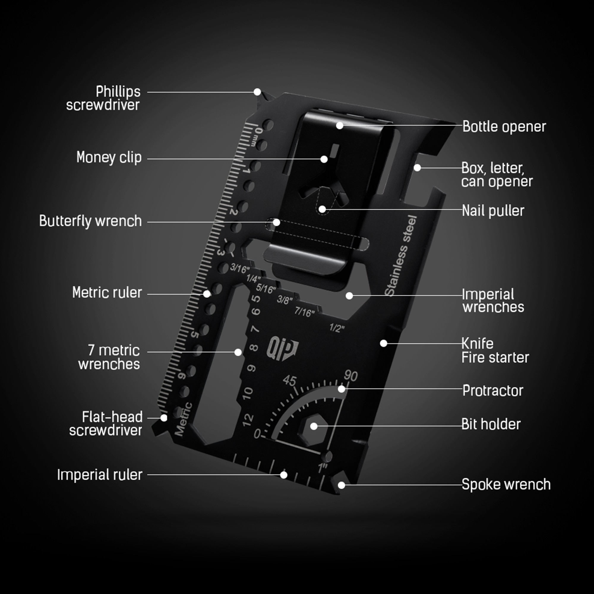 Card Multifunctional Urban/Outdoor 30 in 1, The Mighty One, 86x54 mm ...