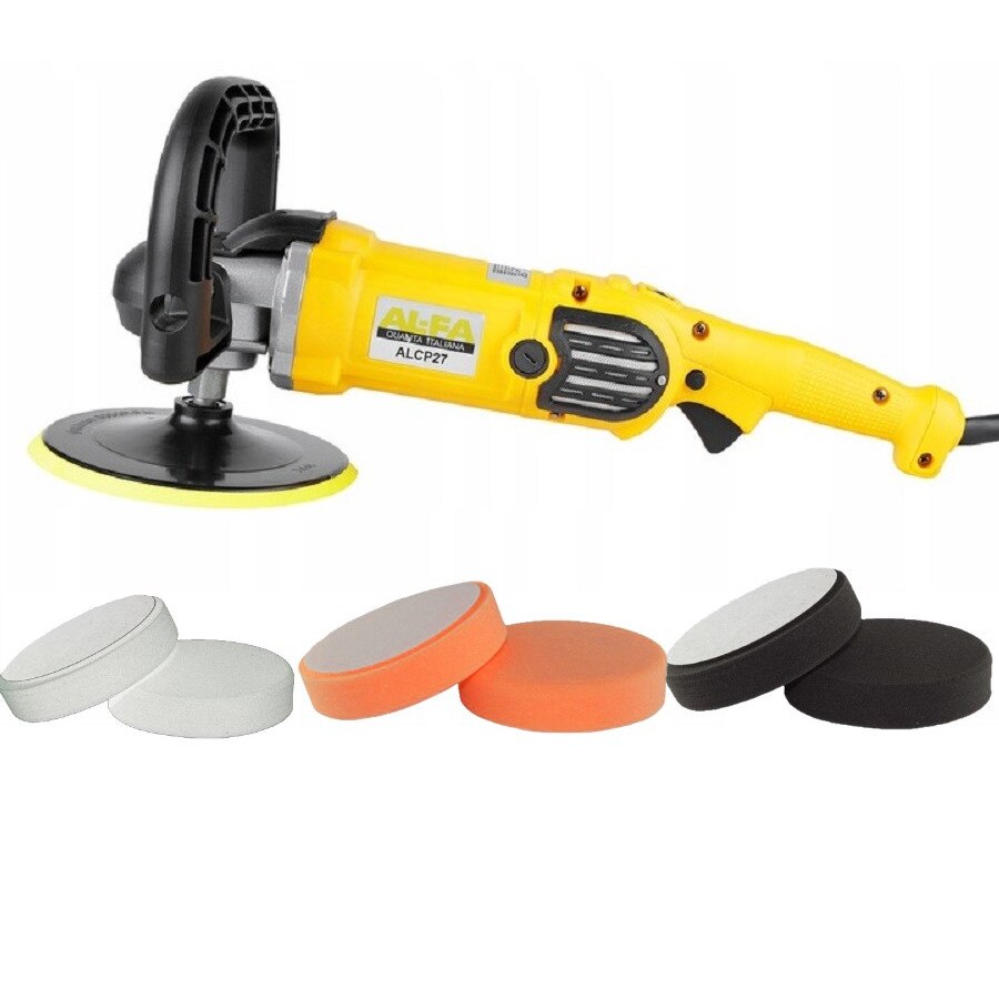 Set masina de polishat rotativa cu bureti, 2700W, 180mm, ALCP27B - eMAG.ro