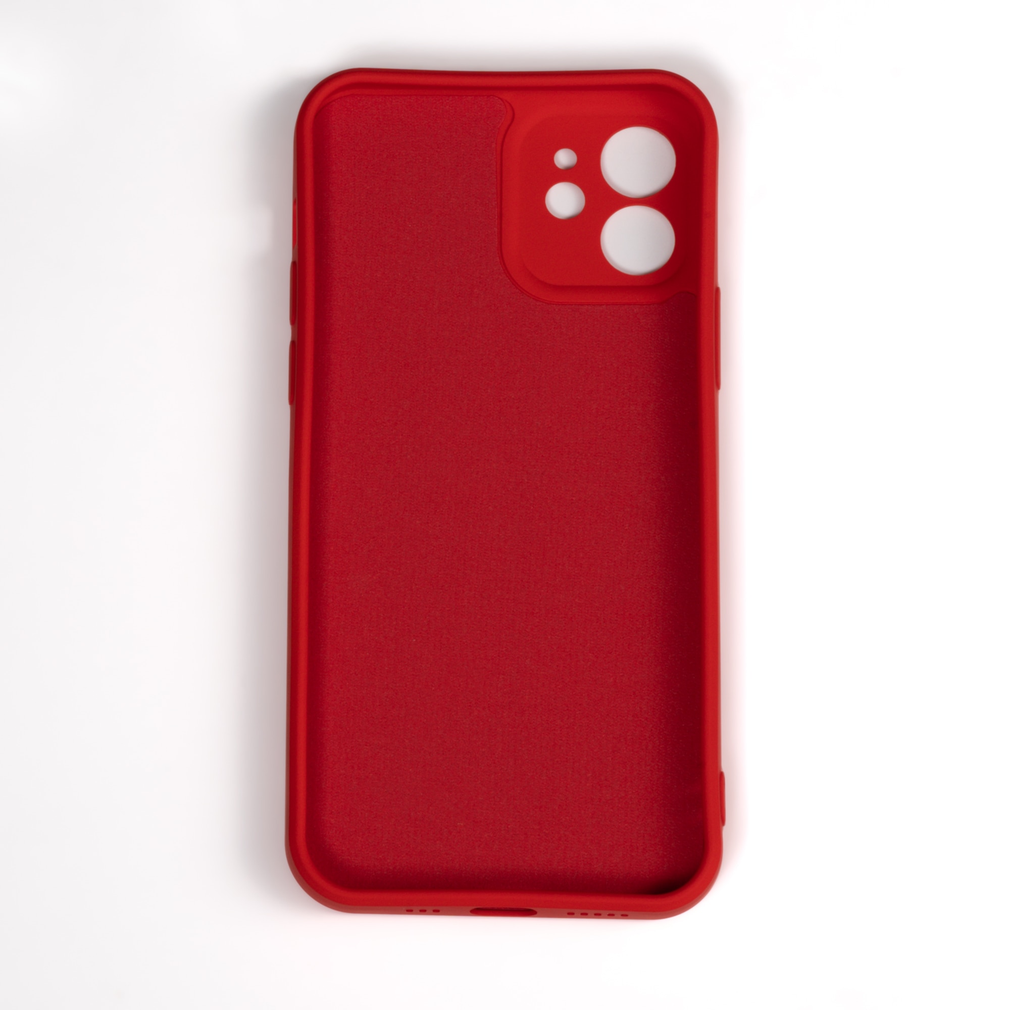 Husa pentru iPhone 12 ZAFIT®, cu incarcare Magsafe, Silicon, Rosu - eMAG.ro