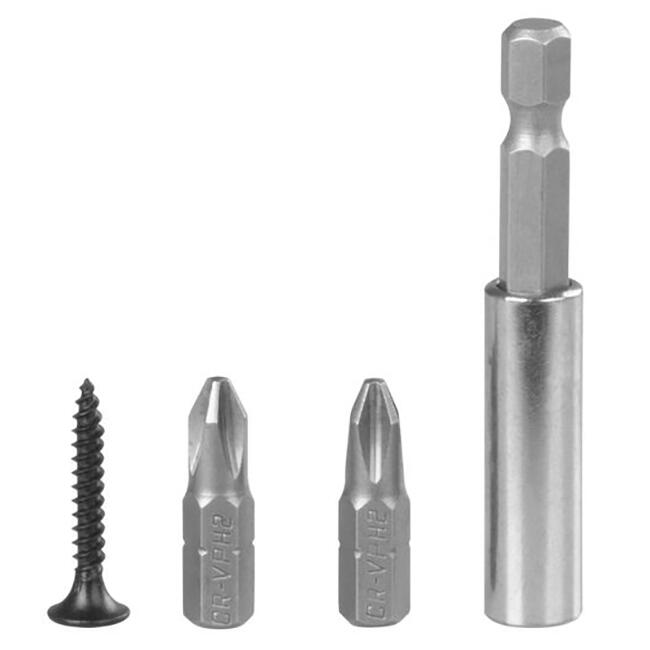 Holsurub pentru rigips, 3.5x25 mm, set 1000 buc, cu 2 biti si suport ...