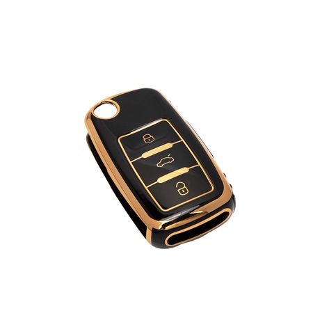 Премиум калъф за ключове LUVLU, За Volkswagen, Висококачествен TPU ...