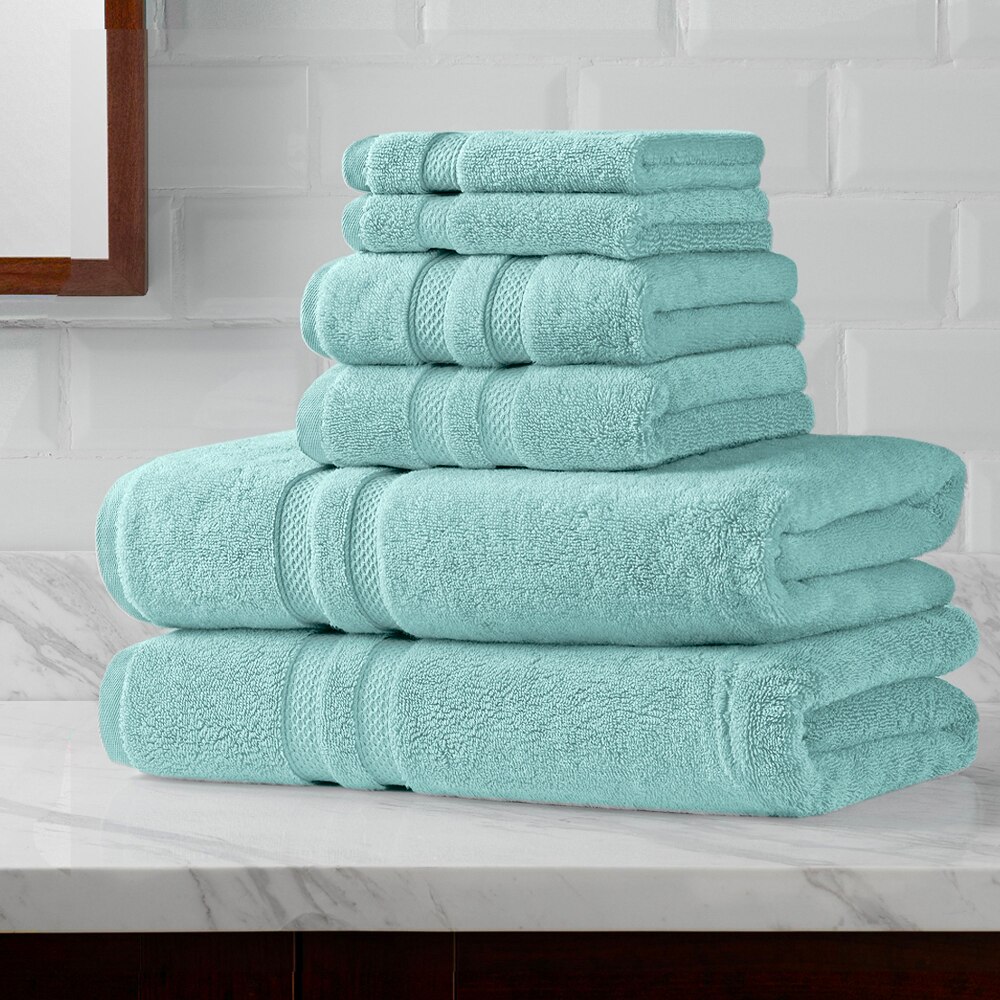 Set 6 prosoape fata 41x76 cm, Luxury Collection by Quasar & Co.®, 650 g ...