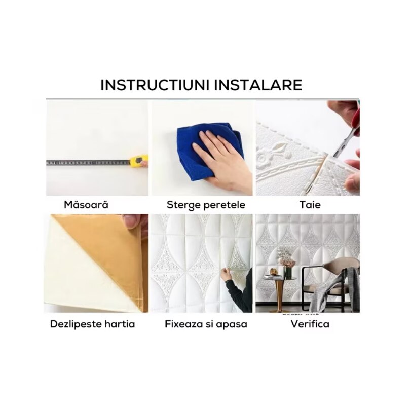 Rola Tapet 3D, autoadeziv/autocolant, At Performance, spuma moale ...