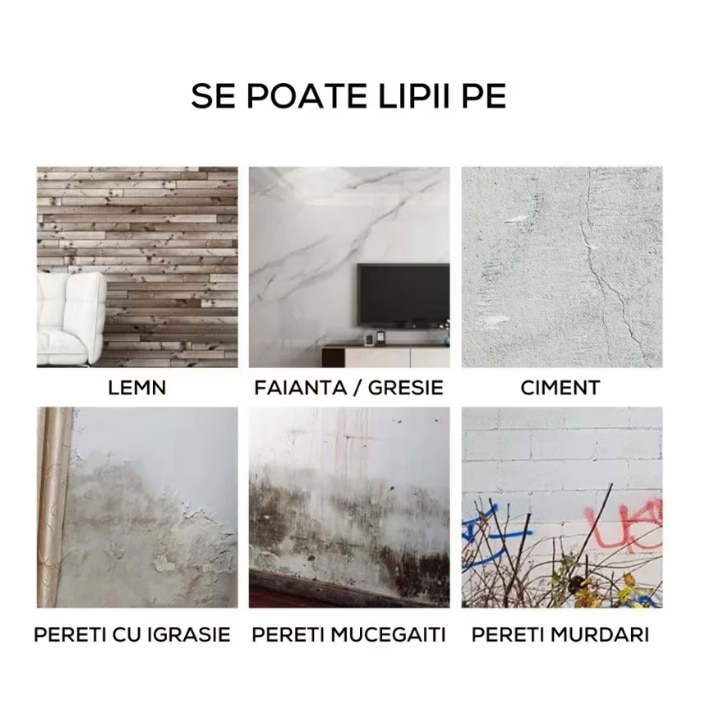 Rola Tapet 3D, autoadeziv/autocolant, At Performance, spuma moale ...