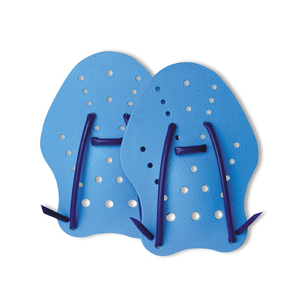 Palmare inot pentru antrenament High Tech, Plastic/Silicon, Albastru, M ...