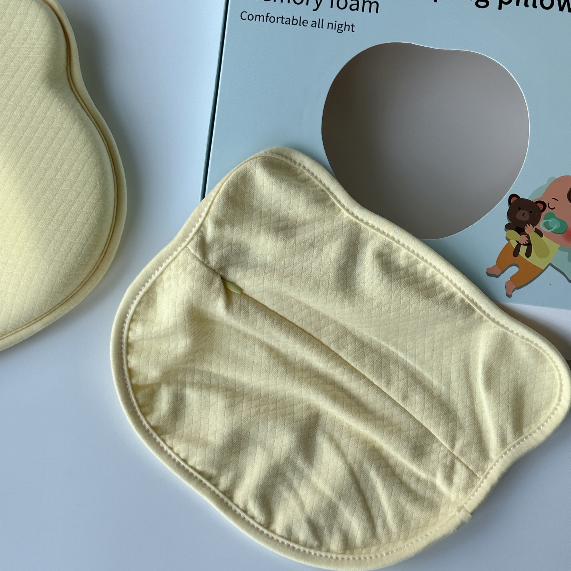 Pernuta bebelusi anti plagiocefalie cu spuma de memorie si husa ...