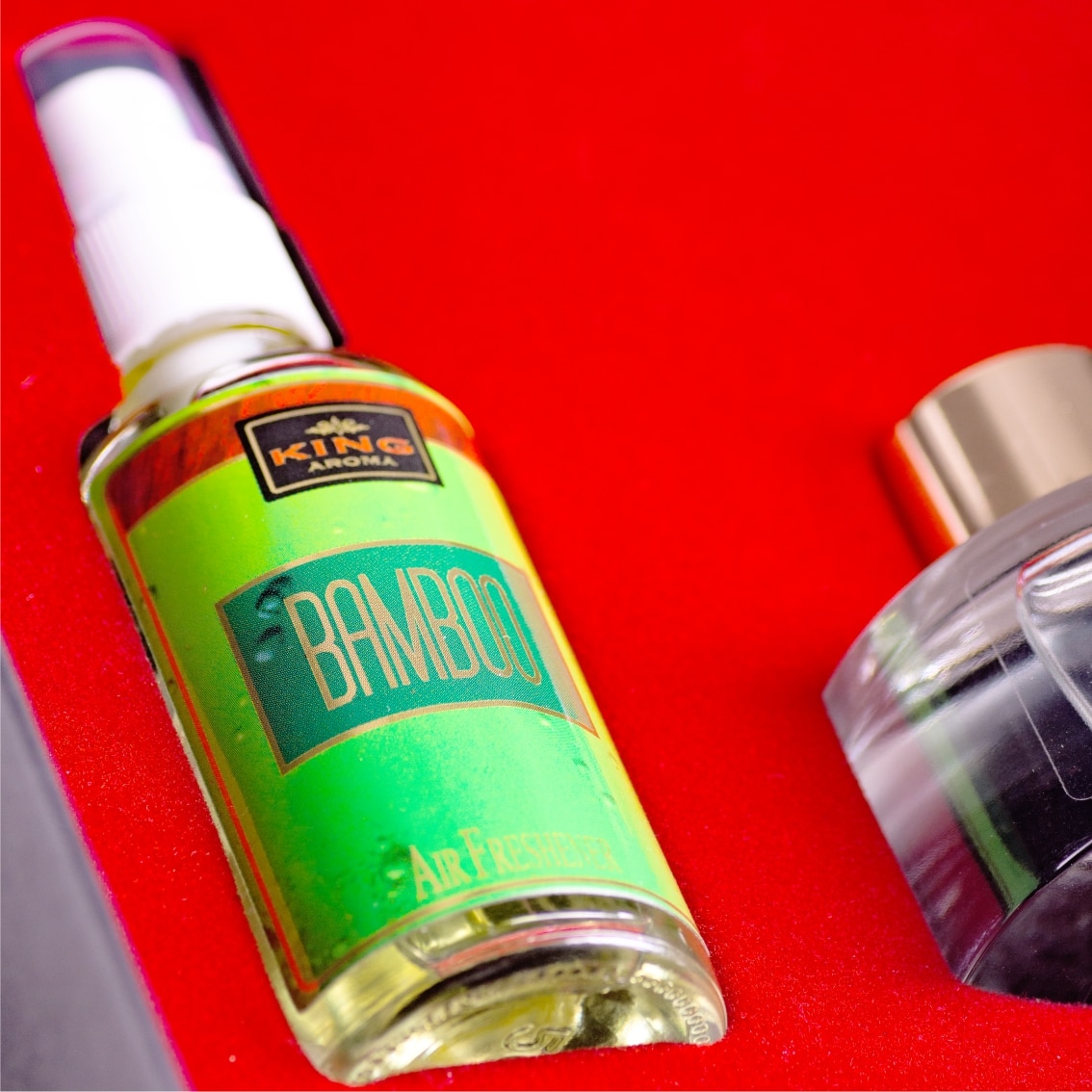 Cutie Karoma 3 piese, Parfum rufe Forest Fresh, 200 ml, Odorizant auto ...