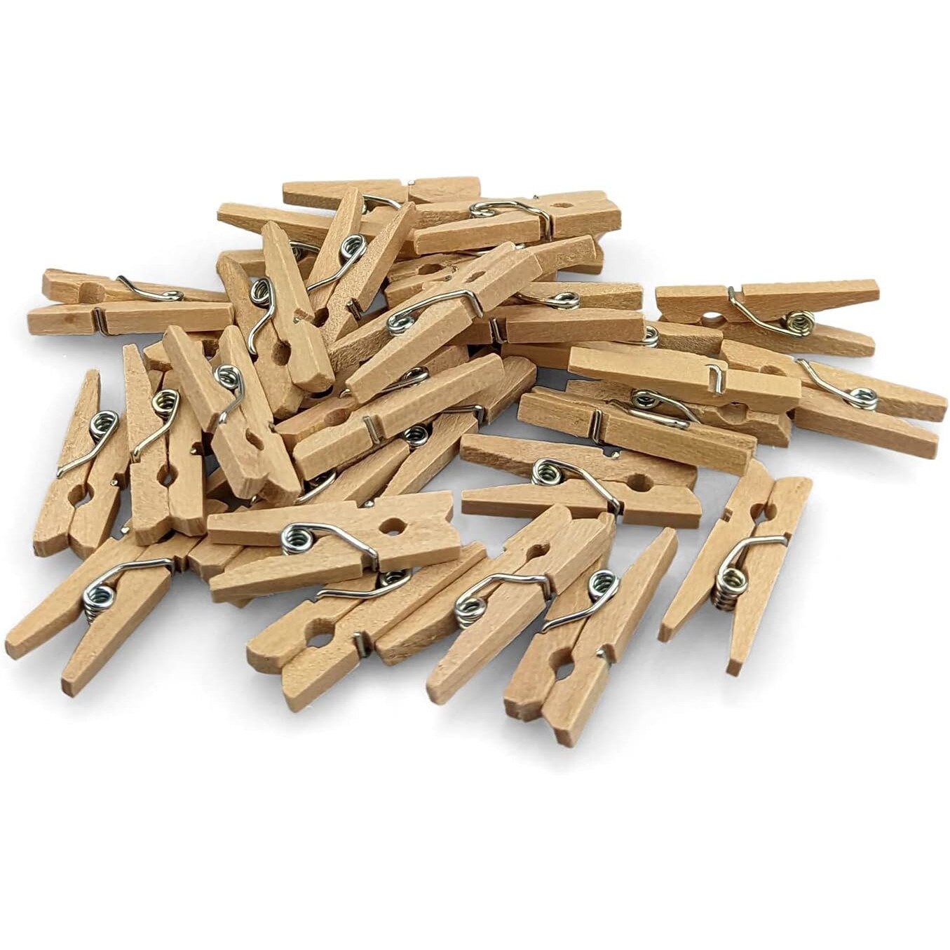Agrafe de decor lemn natural 25mm 30 buc - eMAG.ro