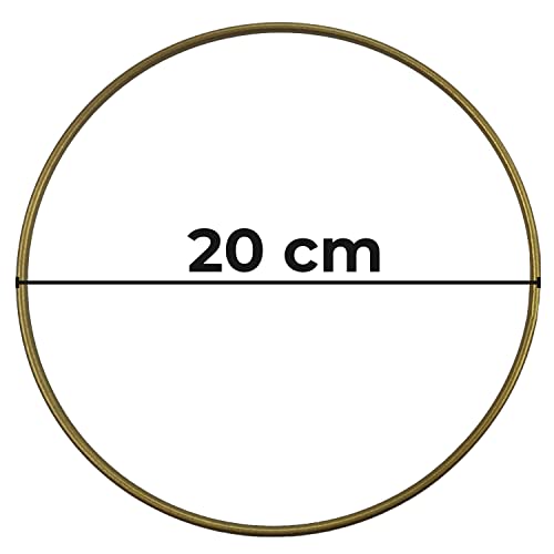 Inel cerc, Netuno, Metal, 20 cm, Auriu - eMAG.ro