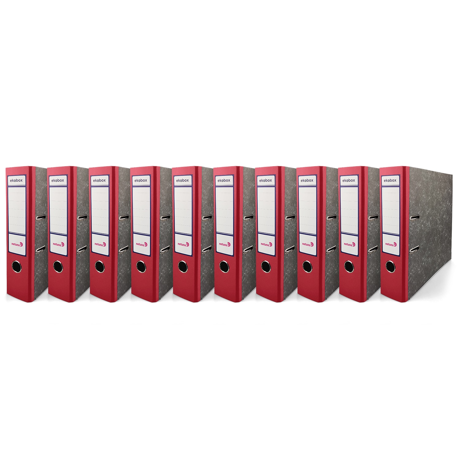 Set biblioraft, Netuno, A4, Ekobox, 75 mm, Fabricat din carton, cu ...