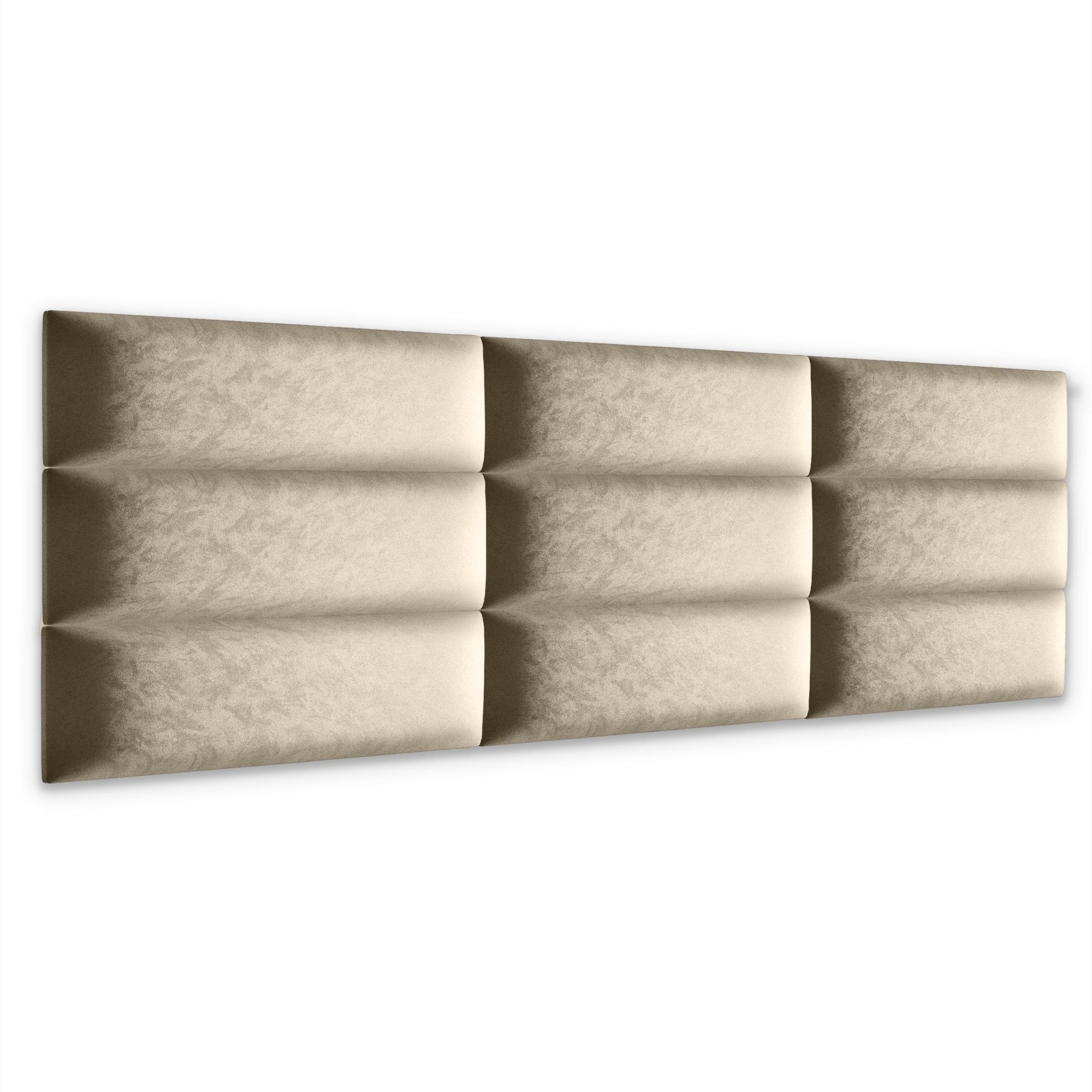 Panou Tapitat Pentru Perete Catifea 3D 90x30cm culoarea Crem - eMAG.ro
