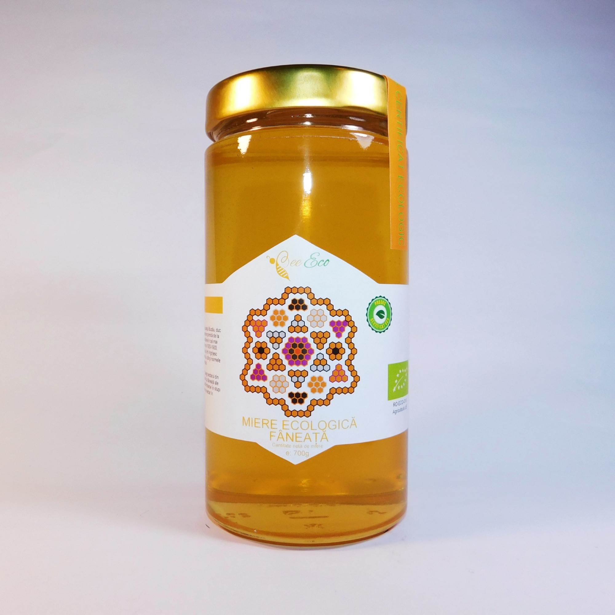 Miere de Faneata certificata ecologic/bio "BeeEco" 700g - eMAG.ro