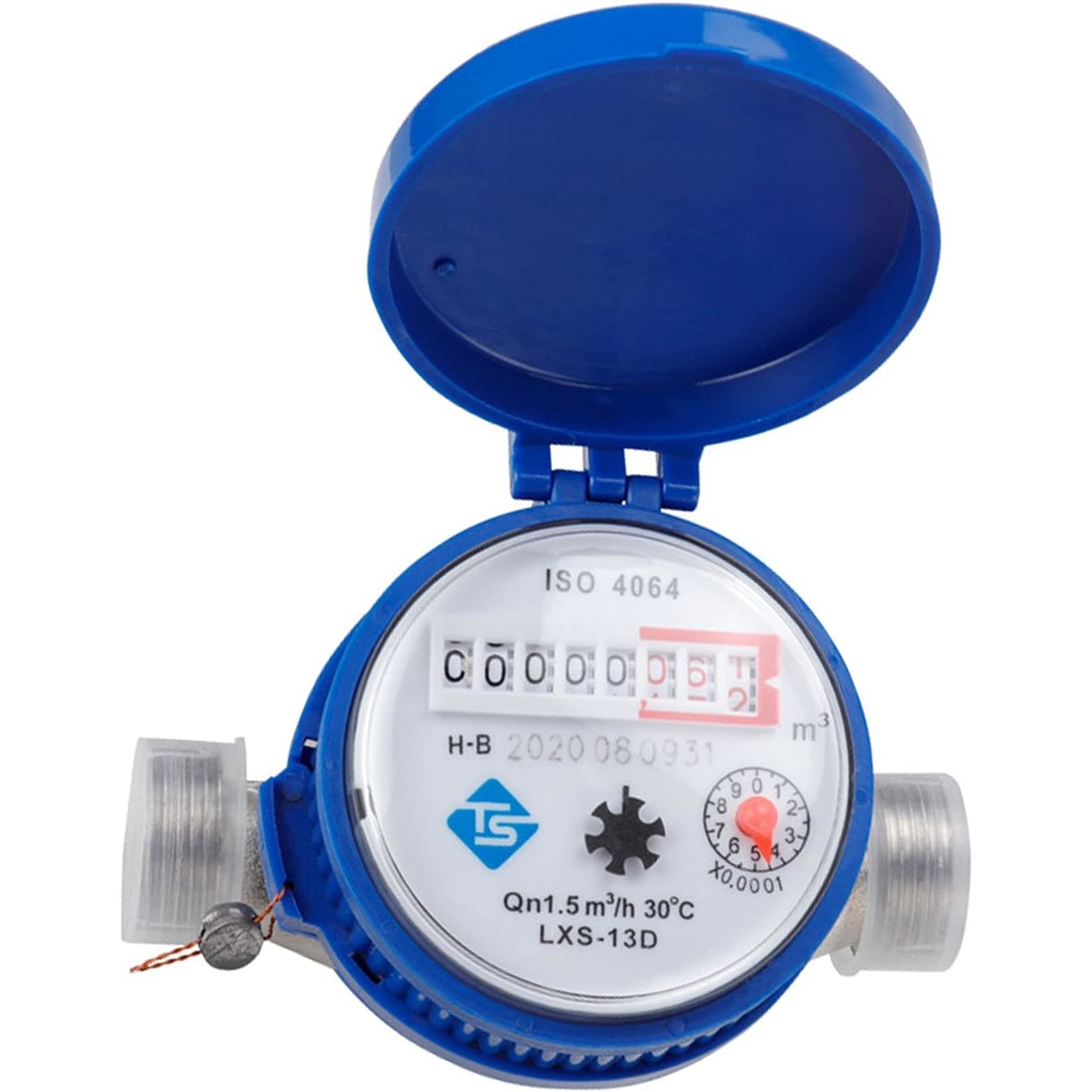 Contor de apa rece, Fier, 15 mm 1/2 inch, Argintiu - eMAG.ro