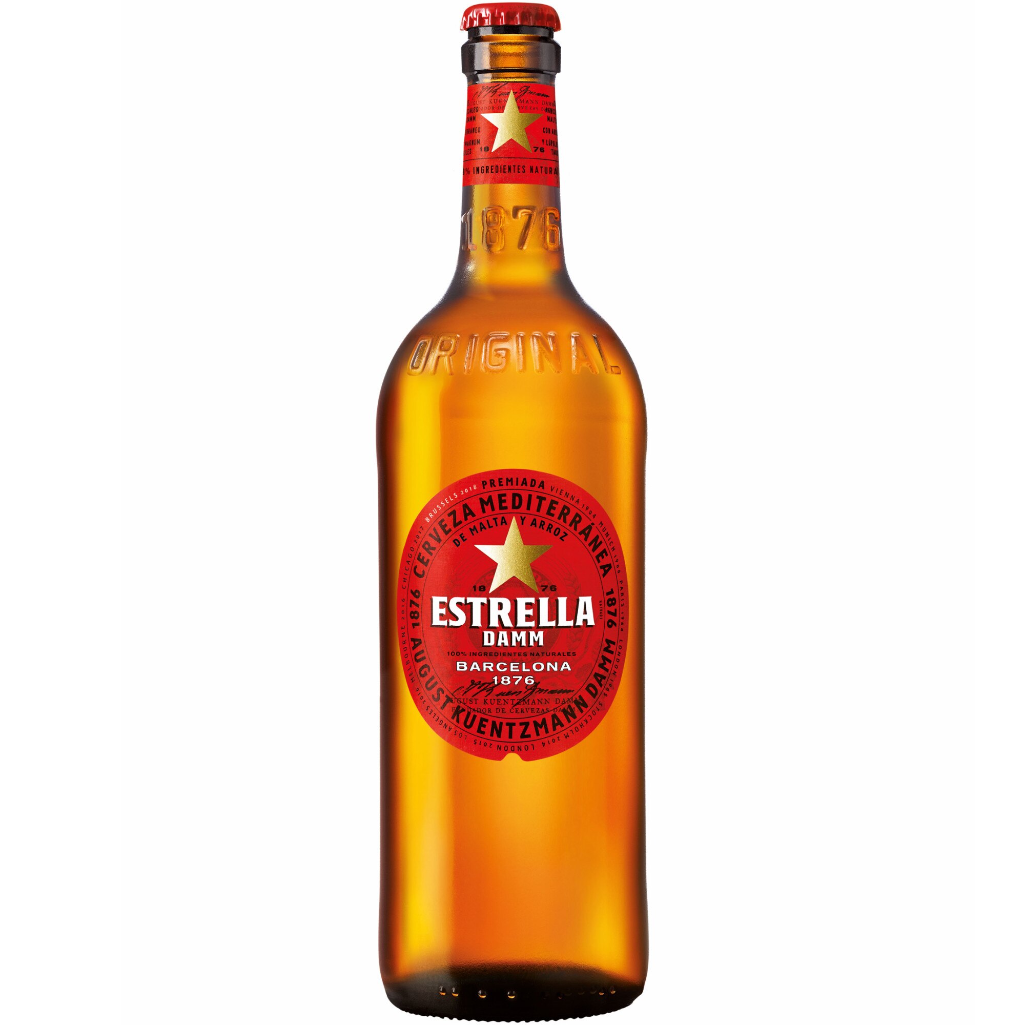 Bere Blonda Estrella Damm, Sticla, 12 x 0.66l - eMAG.ro