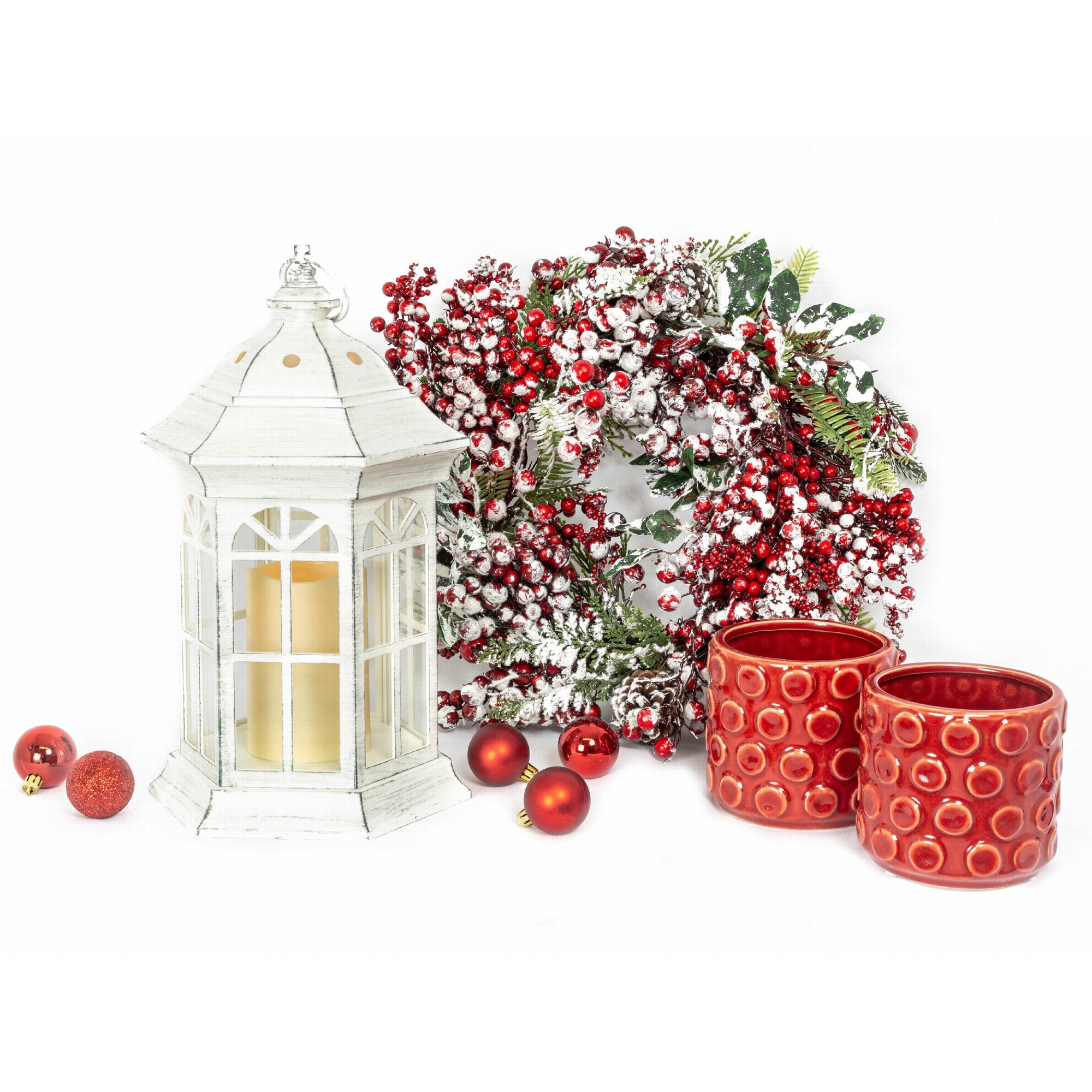 Комплект коледна украса, многоцветна - eMAG.bg