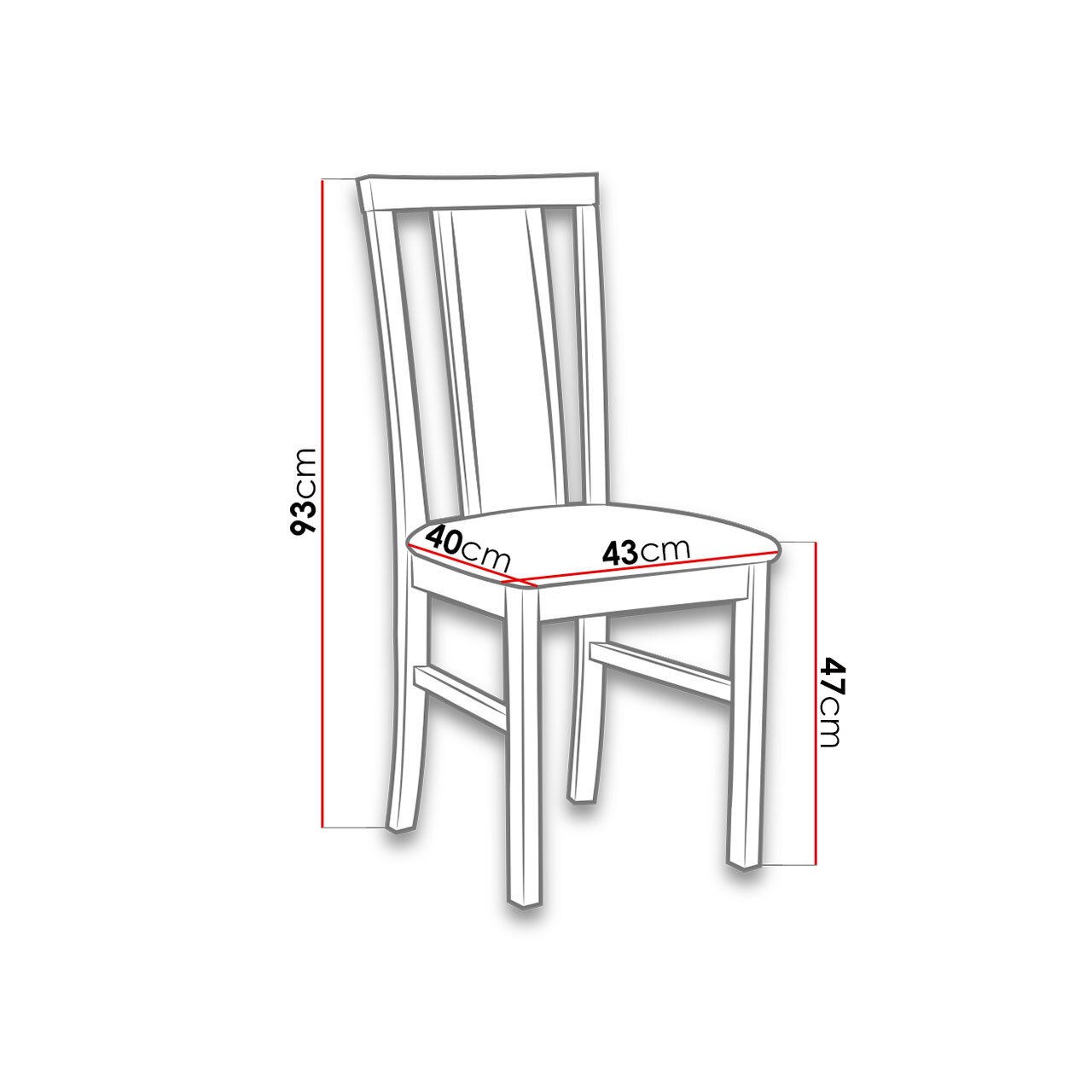 Scaun Figaro VII, MIRJAN 24, arin / negru - eMAG.ro