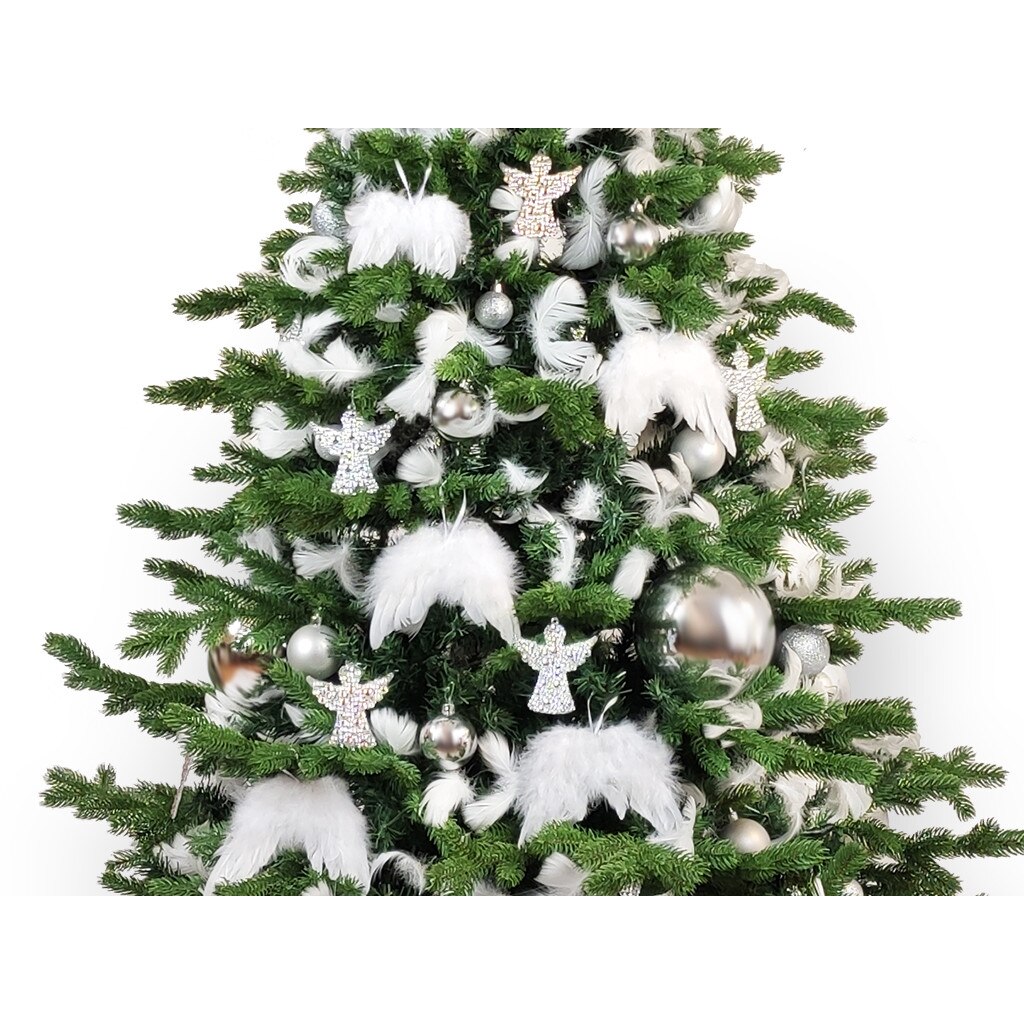 Set 97 decoratiuni pentru brad, Plastic/Textil, Multicolor - eMAG.ro