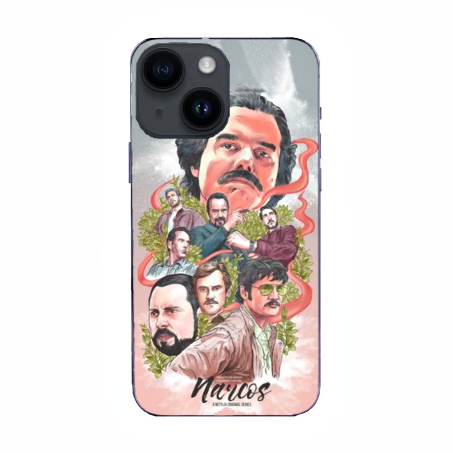 Husa pentru Apple iPhone 15 Plus din Silicon model Pablo Escobar Narcos ...