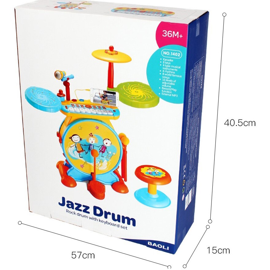 Set tobe pentru copii, Mappy Jazz, cu scaunel, microfon si orga ...