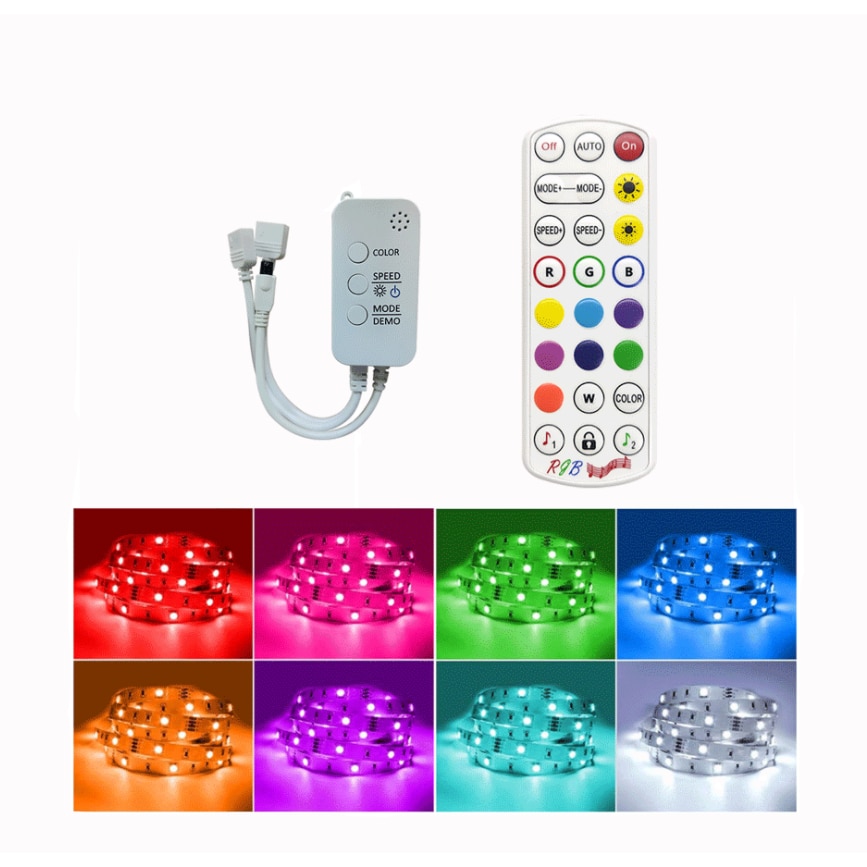 Set 2 x Banda LED, Multicolor - eMAG.ro