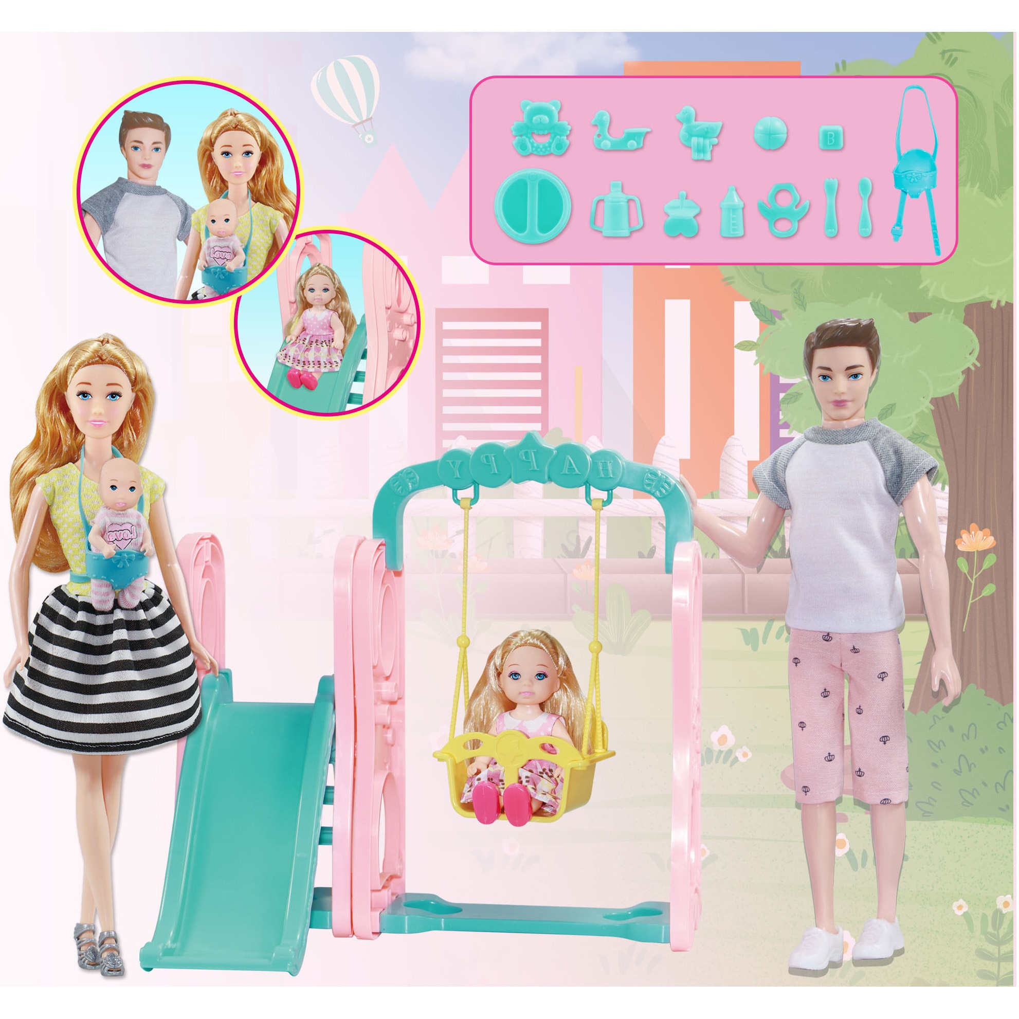 Set papusi Mappy Family - eMAG.ro