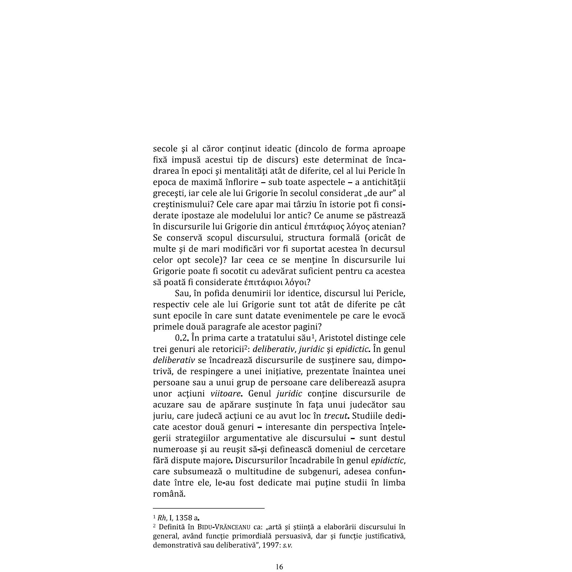 Ipostaze ale oratiei funebre antice. Sfantul Grigorie de Nyssa: In ...