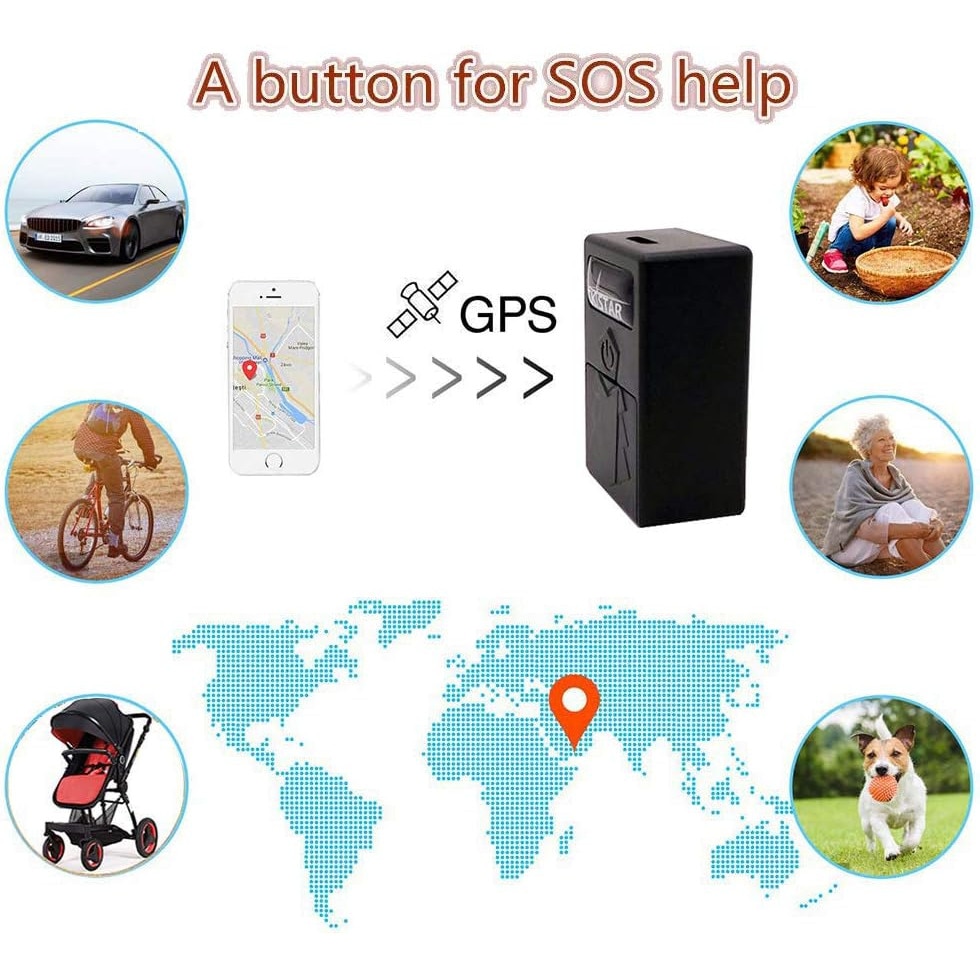 Mini GPS Tracker TK921 cu cartela SIM pentru copii, urmarire in timp ...