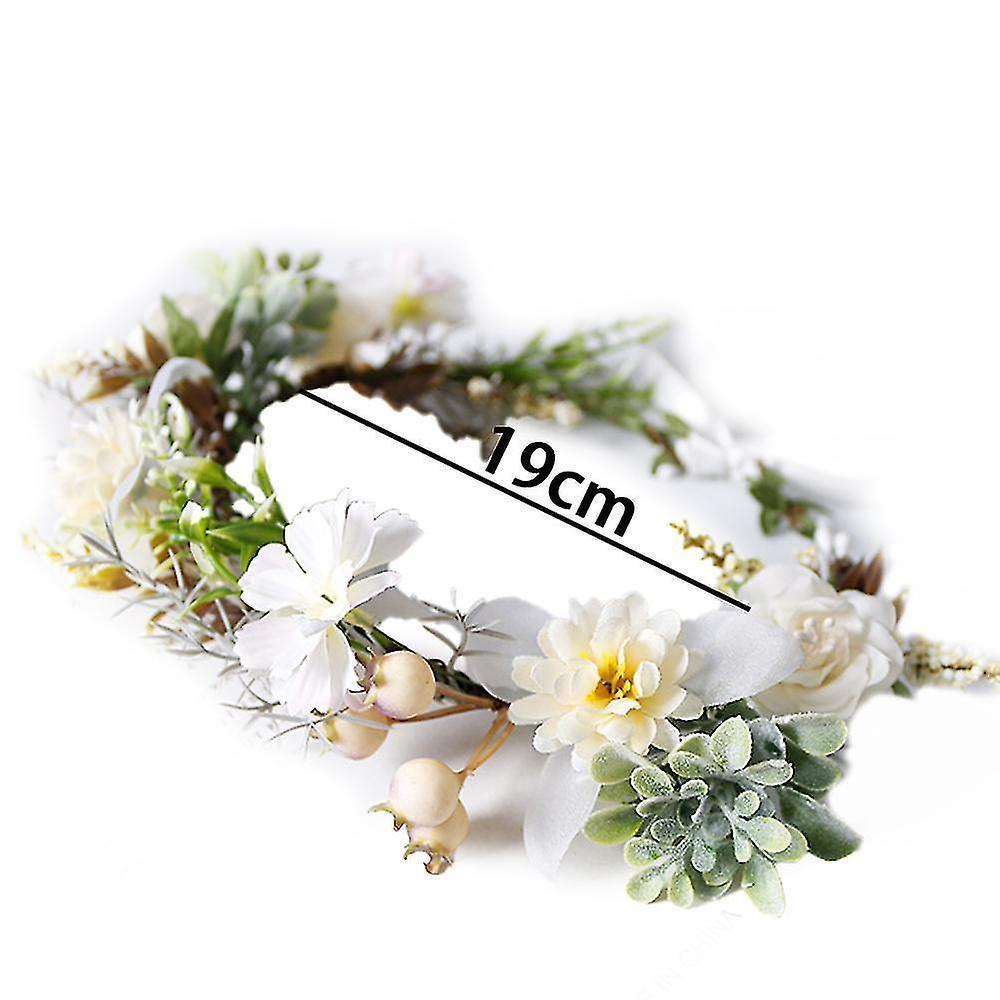 Coronita de par reglabila de decorare a capului, Model de flori si ...