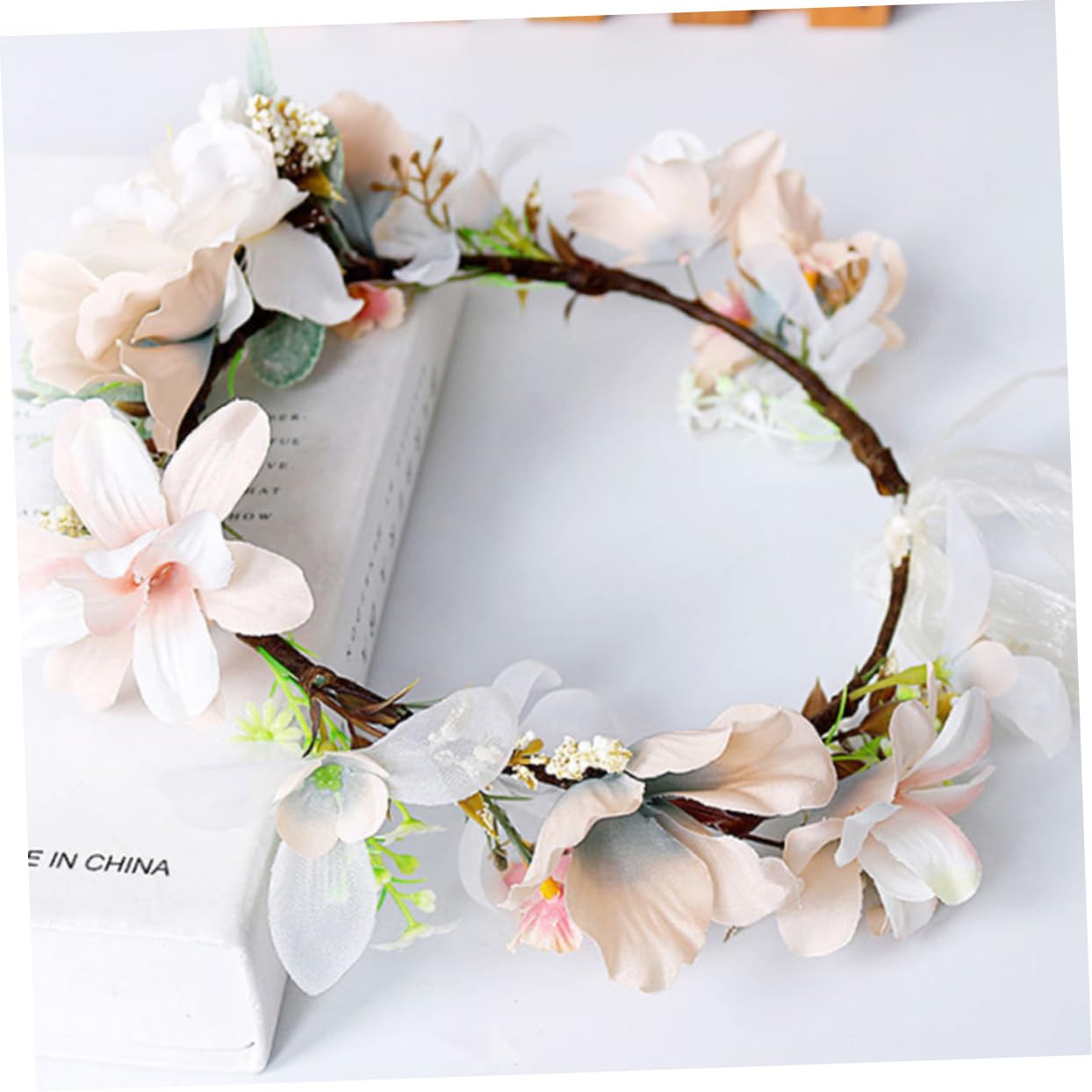 Coronita de par reglabila de decorare a capului, Model de flori si ...