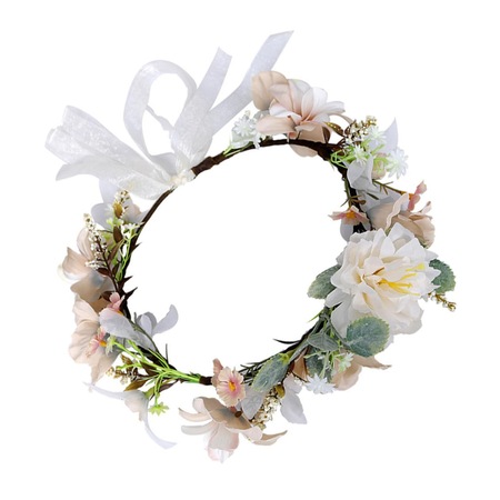 Coronita de par reglabila de decorare a capului, Model de flori si ...