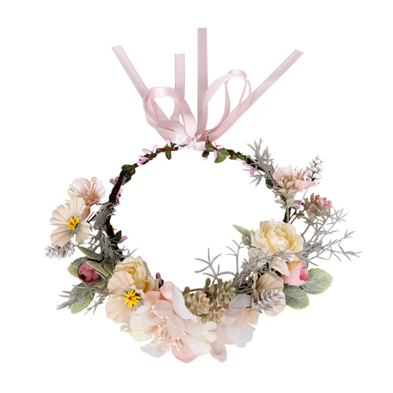 Coronita de par reglabila de decorare a capului, Model de flori si ...