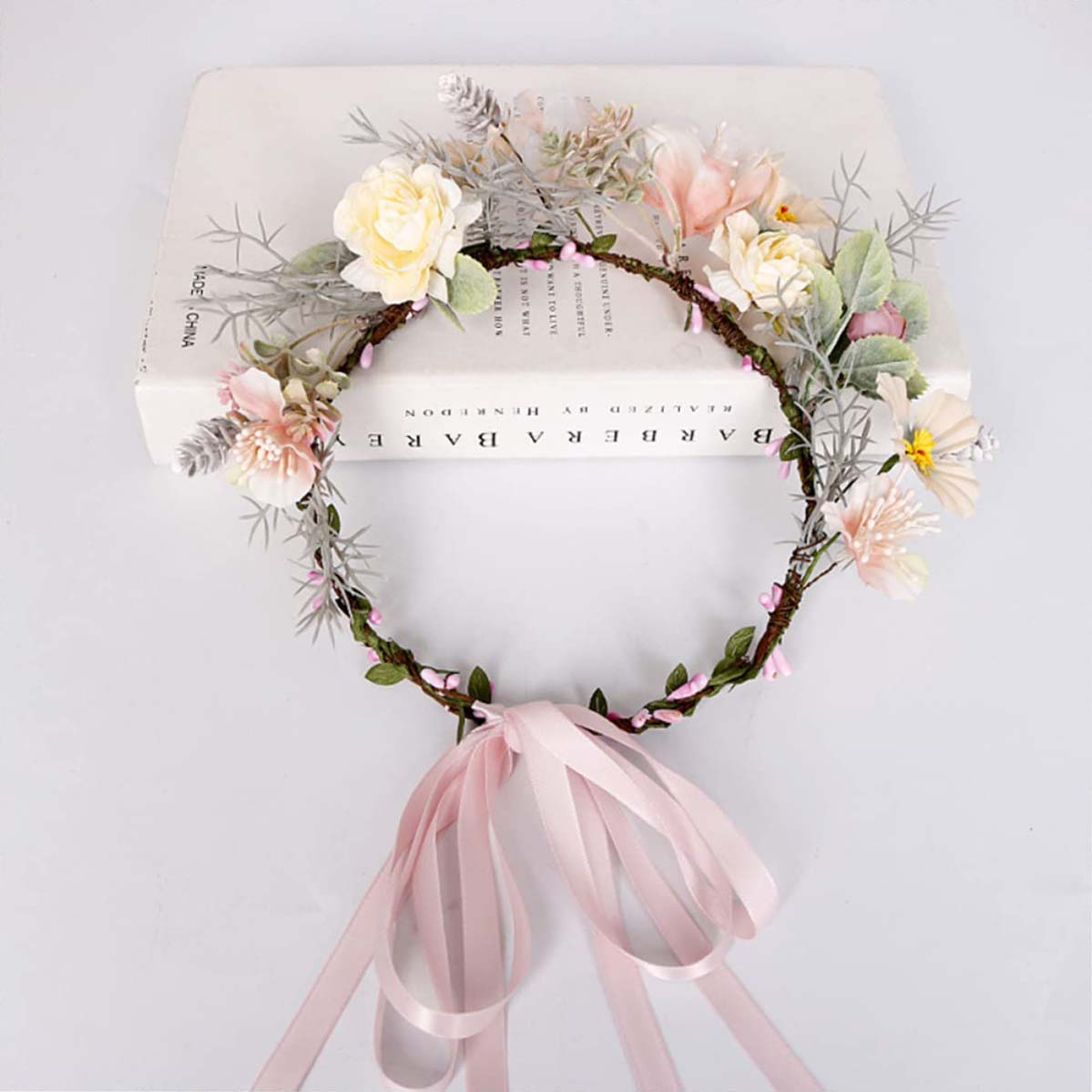 Coronita de par reglabila de decorare a capului, Model de flori si ...