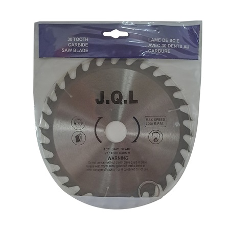 Disc cu vidia pentru flex, taiere lemn, diametru 210 mm, 30 dinti ...