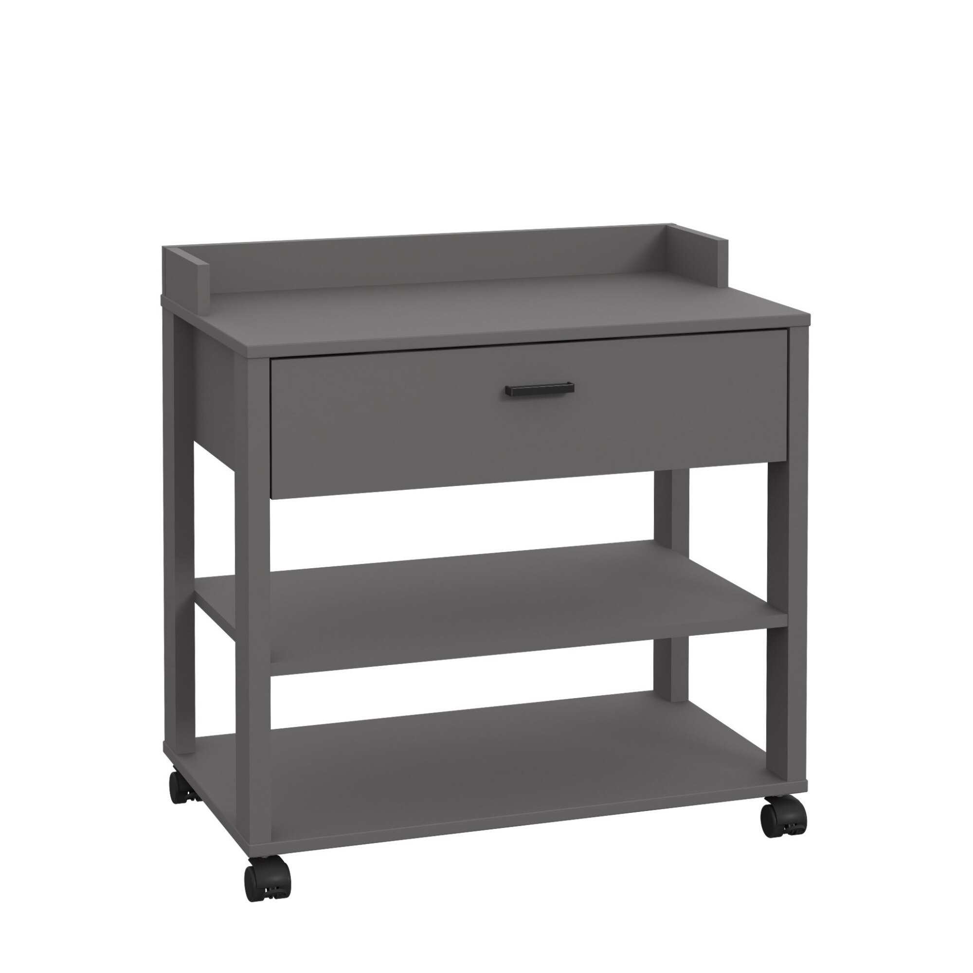 Masuta Cu Rotile Clarity, Gri Wolfram, 70 x 69,3 x 41,6 Cm - eMAG.ro