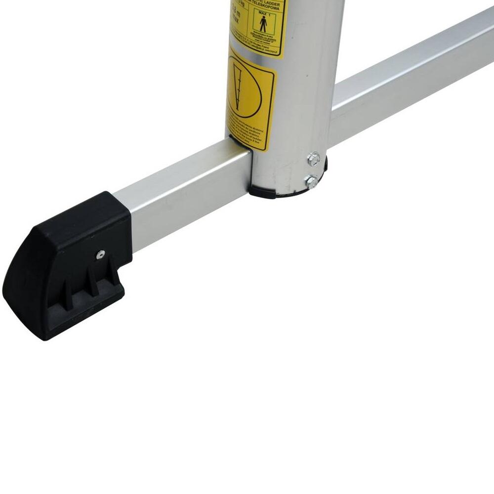 Scara telescopica cu 13 trepte, Vorel max 150 Kg, Aluminiu, 3.8 m, max 150 Kg - eMAG.ro