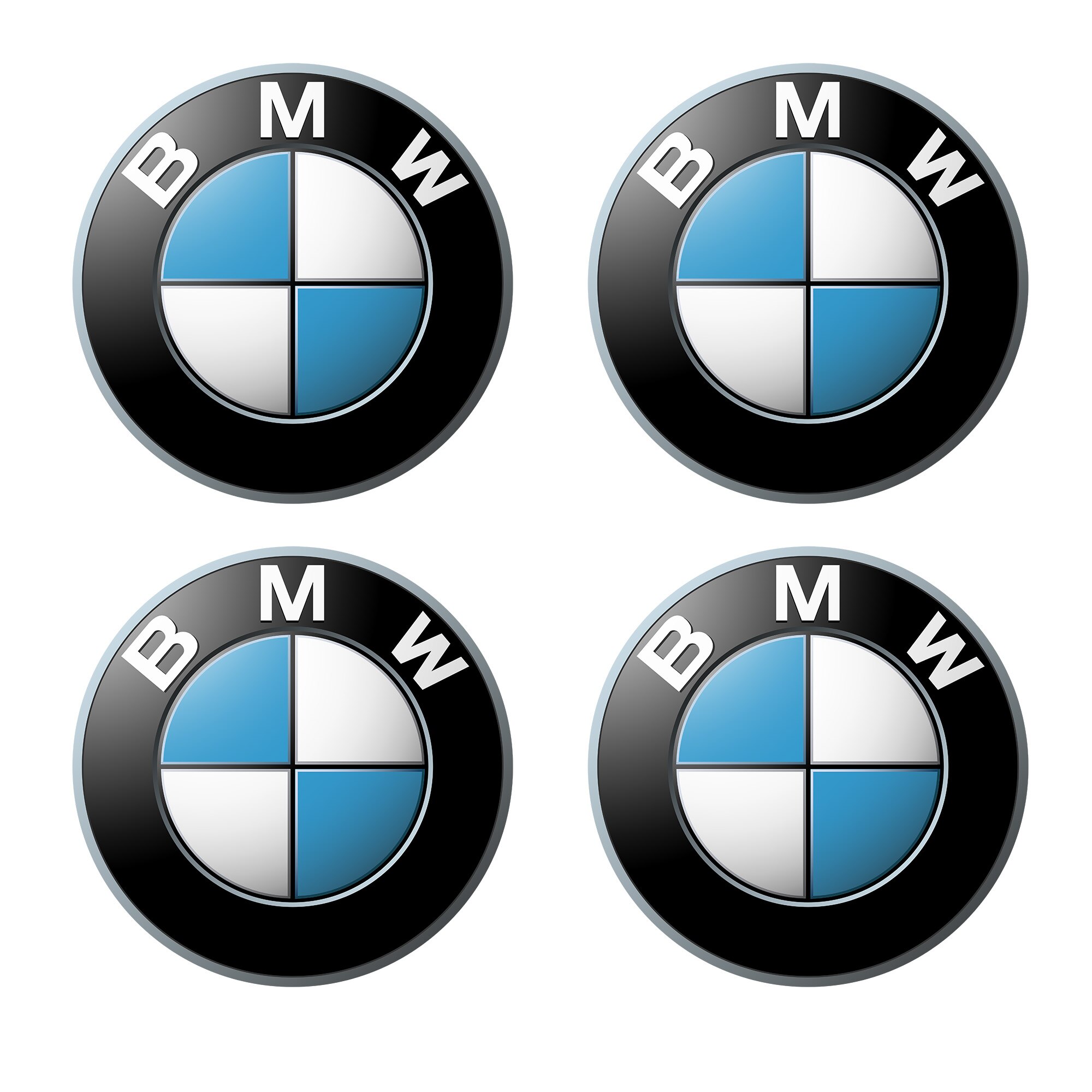 Set 4 stickere decorative pentru perete, auto si geam BMW, autocolant ...