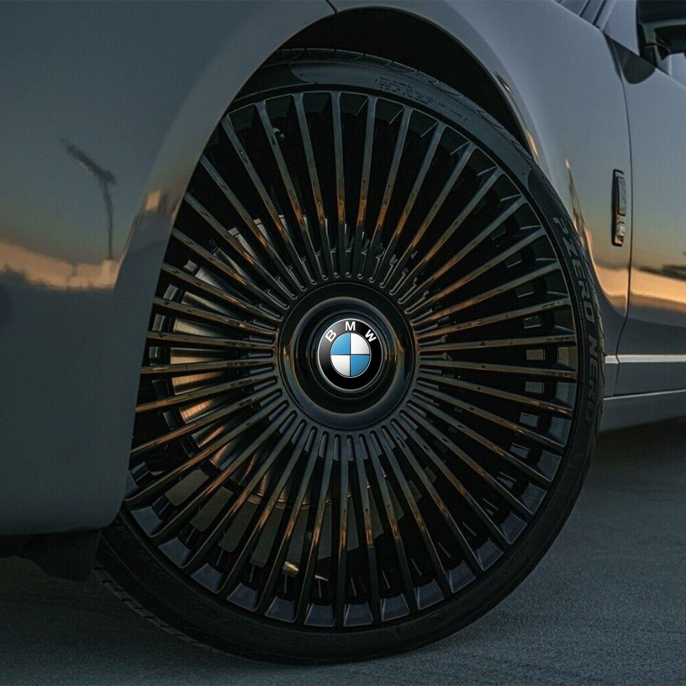 Set 4 stickere decorative pentru perete, auto si geam BMW, autocolant ...