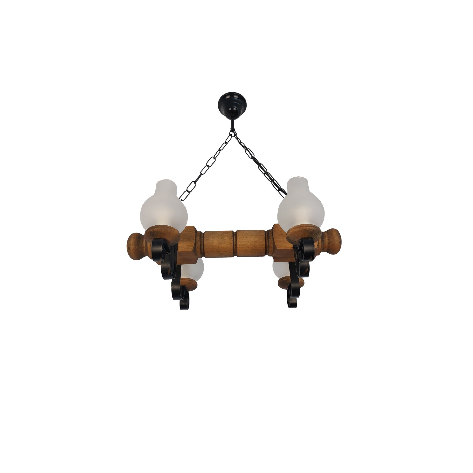 Lustra Rustic 4xE14 finisaj antic - eMAG.ro