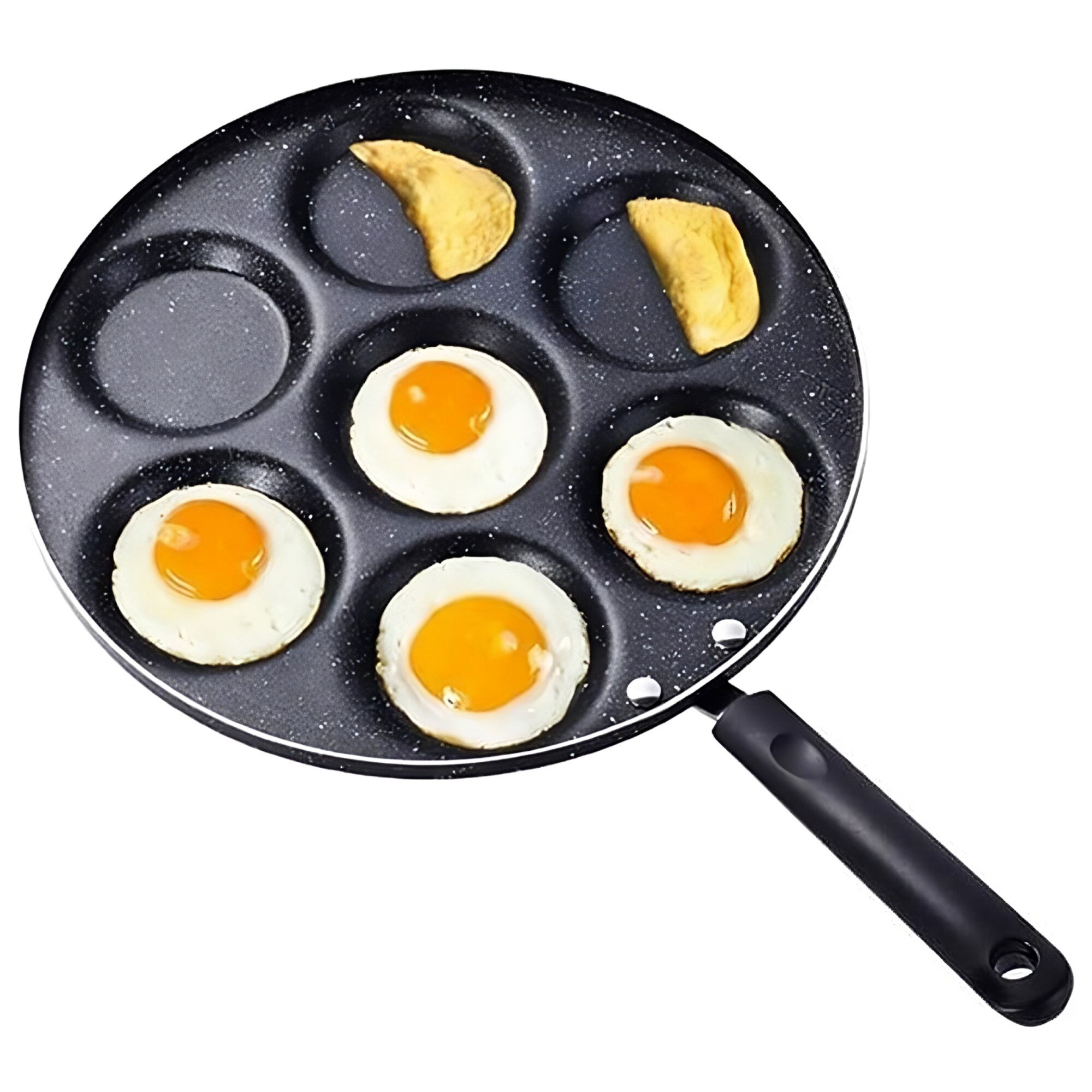 Tigaie Pentru Clatite Si Oua Cu 7 Forme, Din Aluminiu, Atat Pentru ...