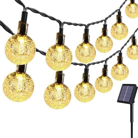 Ghirlanda solara de gradina, NUODWELL, Lungime 7M, 50 de lumini LED, 8 ...
