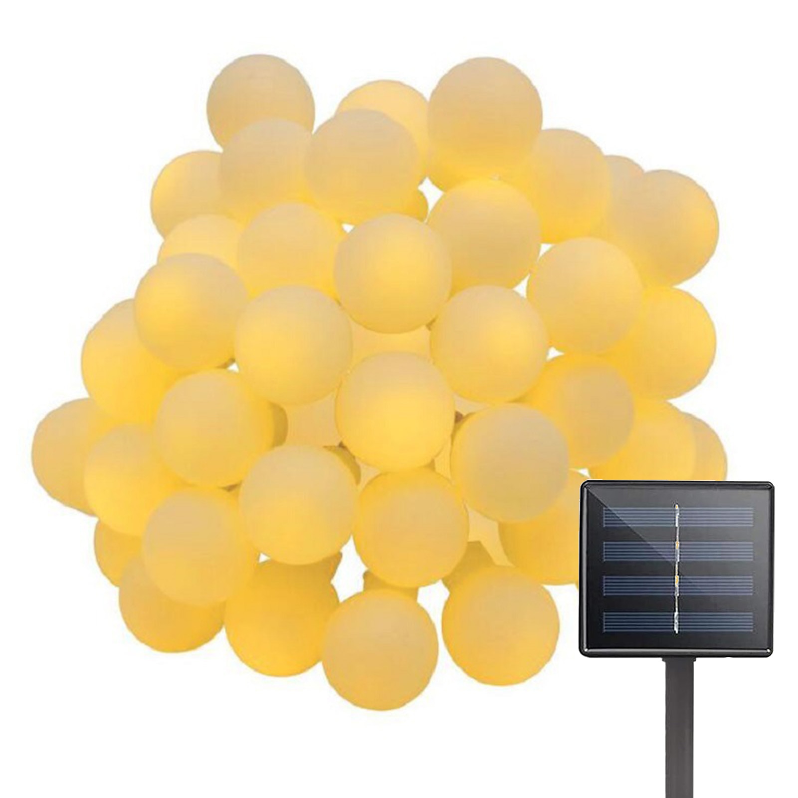 Ghirlanda solara de gradina, NUODWELL, Lungime 7M, 50 de lumini LED, 8 ...