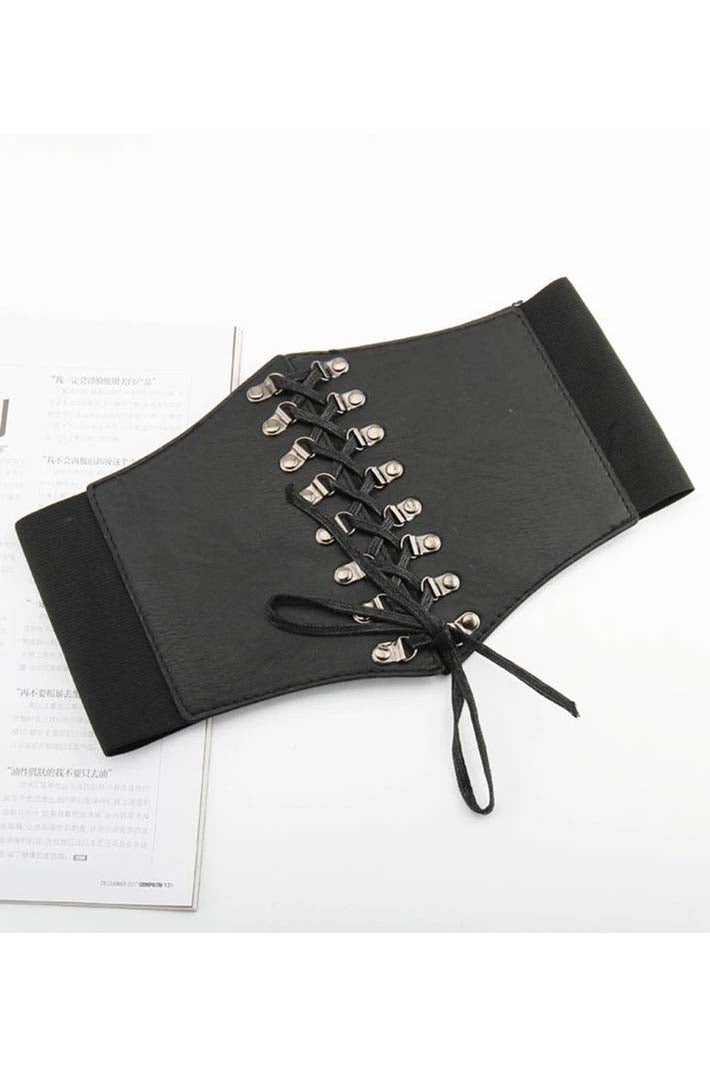 Corset modelator talie viespe pro slim, negru cu snur WNY CC008 - eMAG.ro
